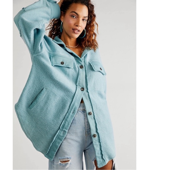 Free People | Jackets & Coats | Free People Ruby Mountain Jubilee Shirt Jacket Shacket | Poshmark